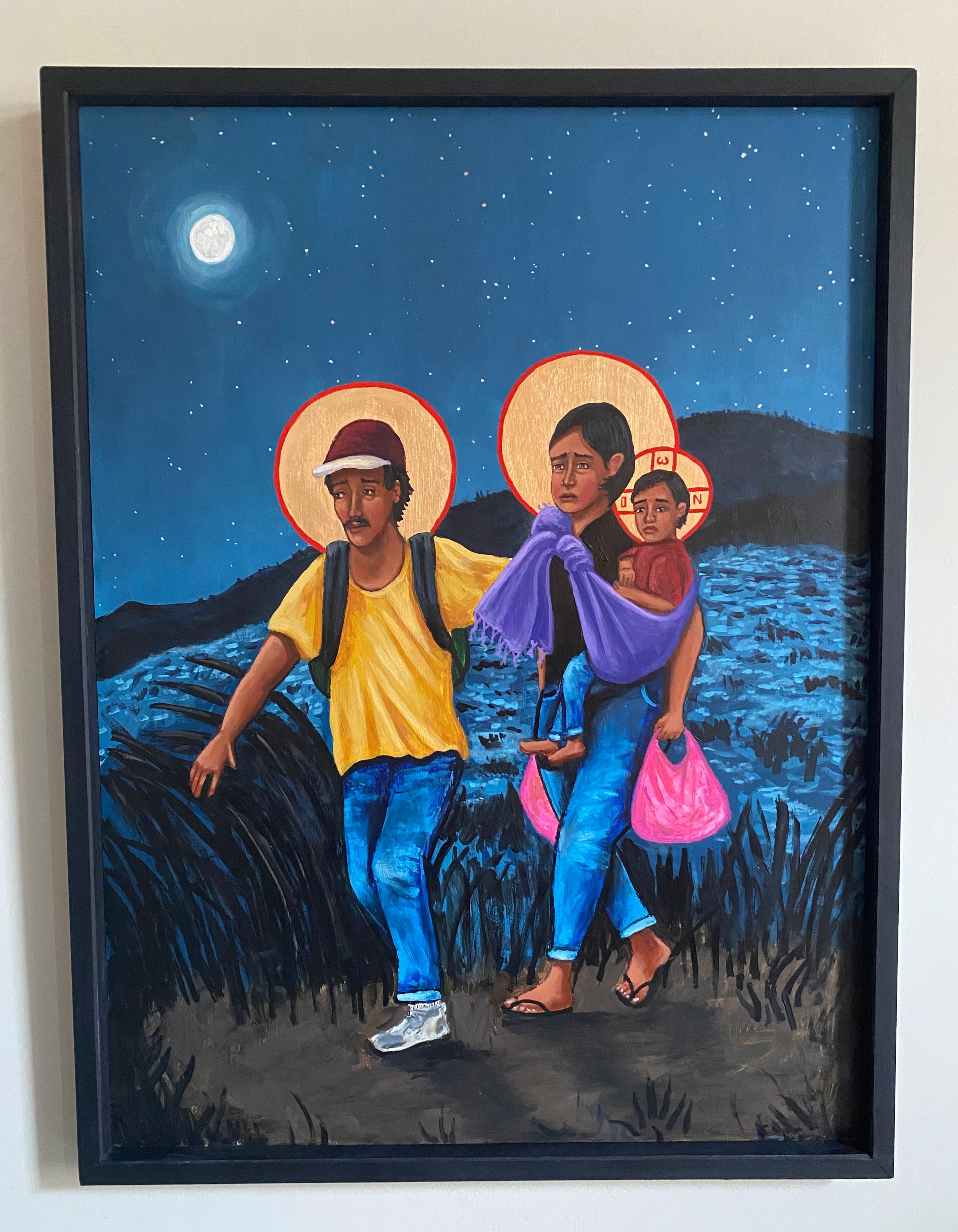 Newly painted original “La Sagrada Familia” – Kelly Latimore Icons