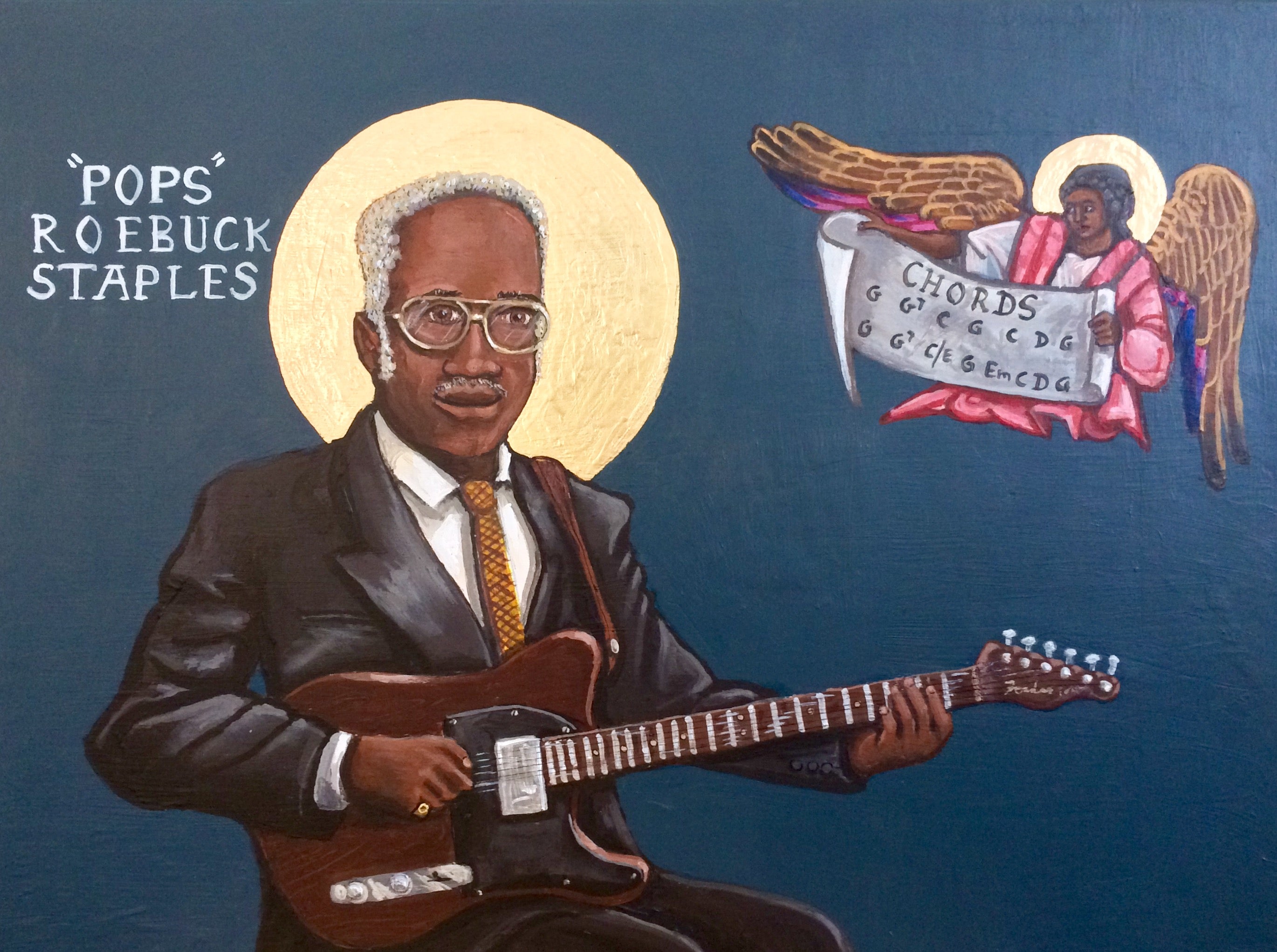 Roebuck "Pops" Staples – Kelly Latimore Icons