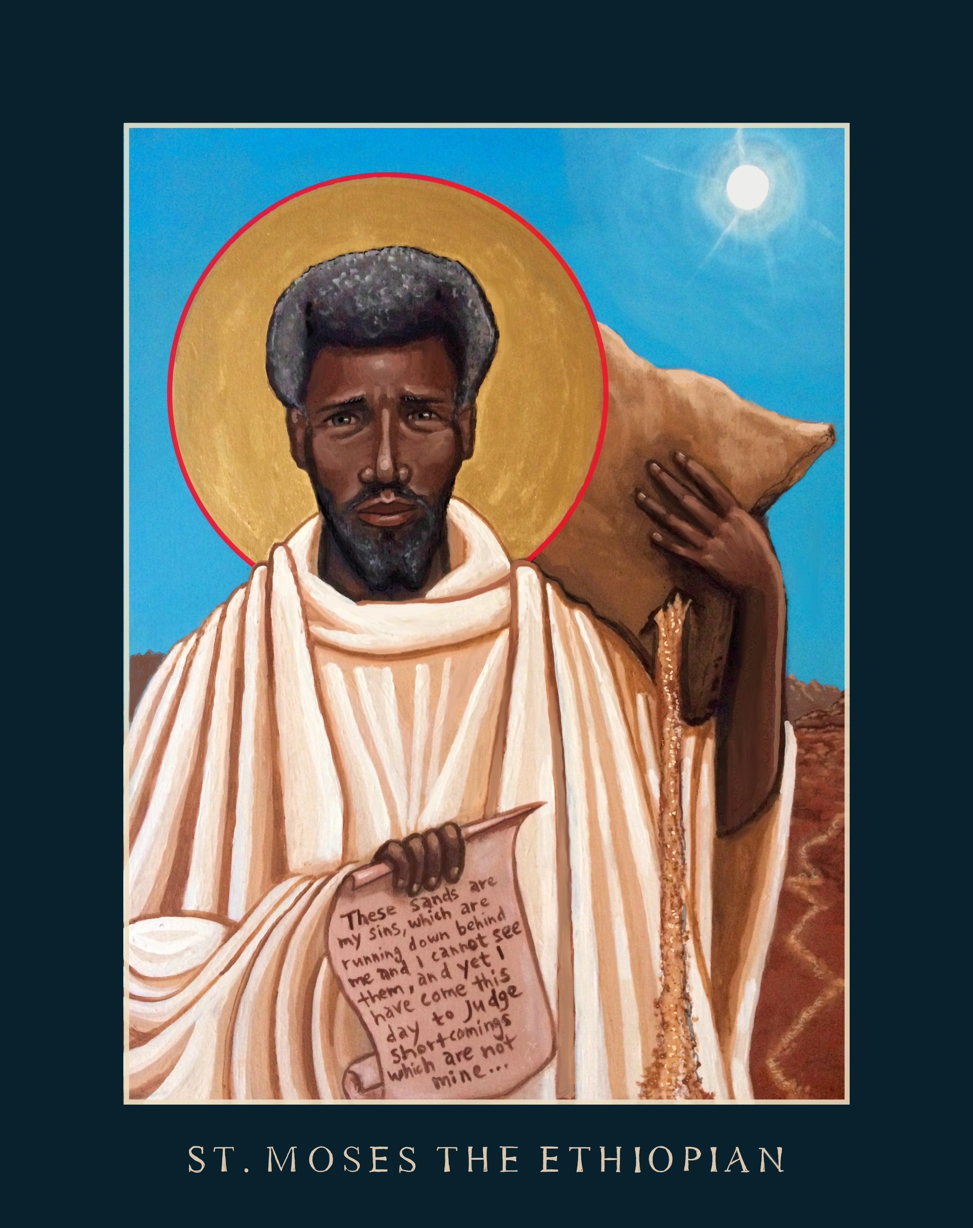 St. Moses the Black – Kelly Latimore Icons