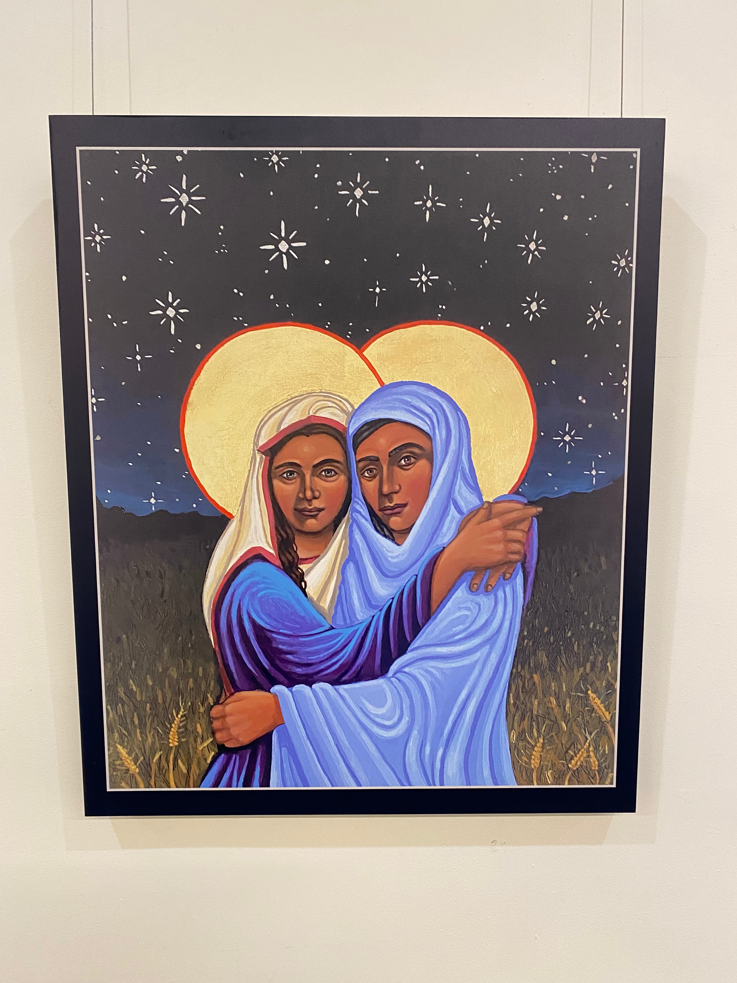 Ruth and Naomi Wood Print – Kelly Latimore Icons