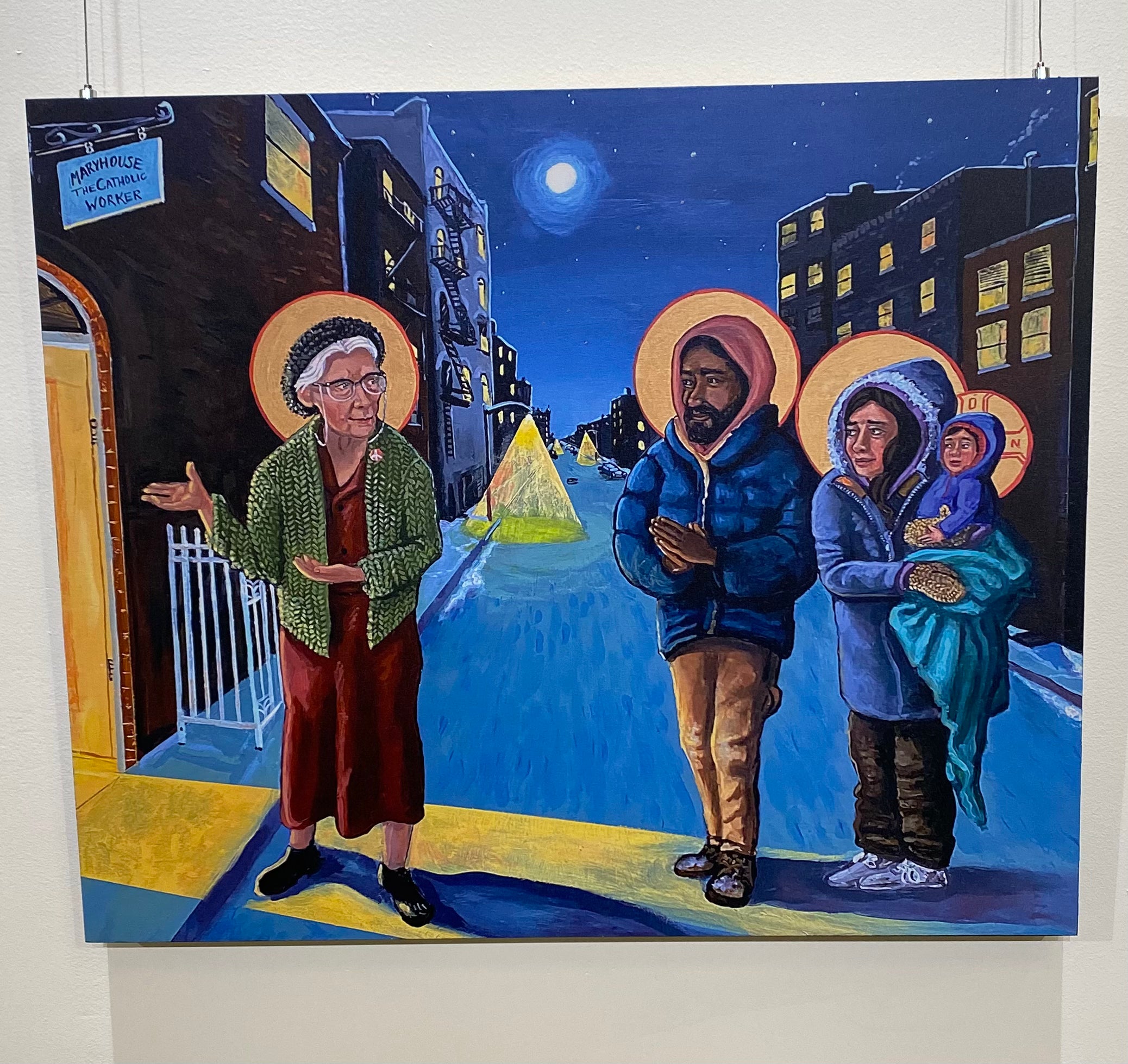 Dorothy Day and The Holy Family of the Streets Wood Print – Kelly ...